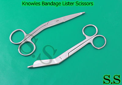 KNOWLES SCISSORS & LISTER BANDAGE SURGICAL INSTRUMENTS | eBay