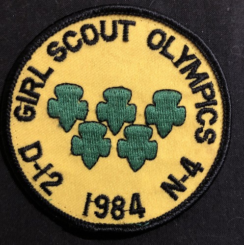 Girl Scout Olympics D-12 N-4 Patch 1984 | eBay