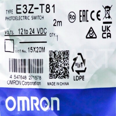 (New) OMRON E3Z-T81 PHOTOELECTRIC SWITCH 2M FedEx Free Intl' shipping ...