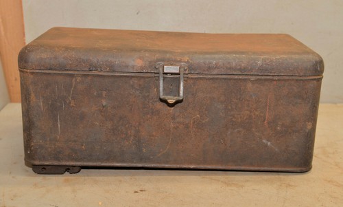 Antique Hayes Running board metal tool box Rolls Royce model T Ford ...