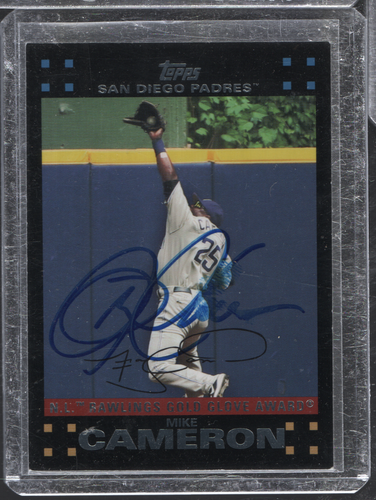 Mike Cameron Padres Autographed 2007 Topps #306 w/COA 011824NPCD159 | eBay