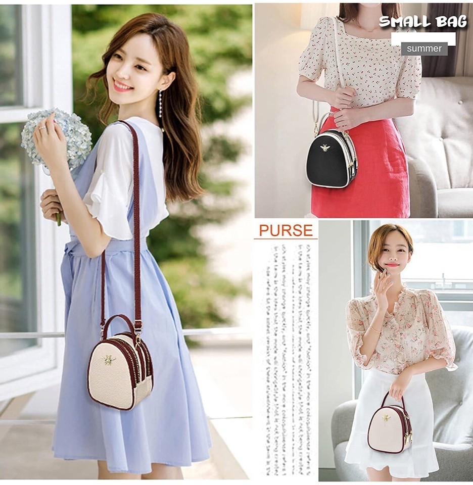 Women Shell Handbag Shoulder Crossbody Bag PU Satchel Quilted Purse ...