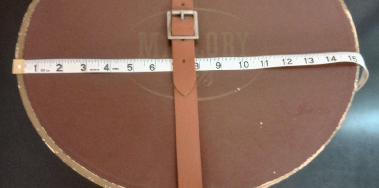 Vintage Circa 1940s Mallory Hats Hat Box W/Leather St… - Gem