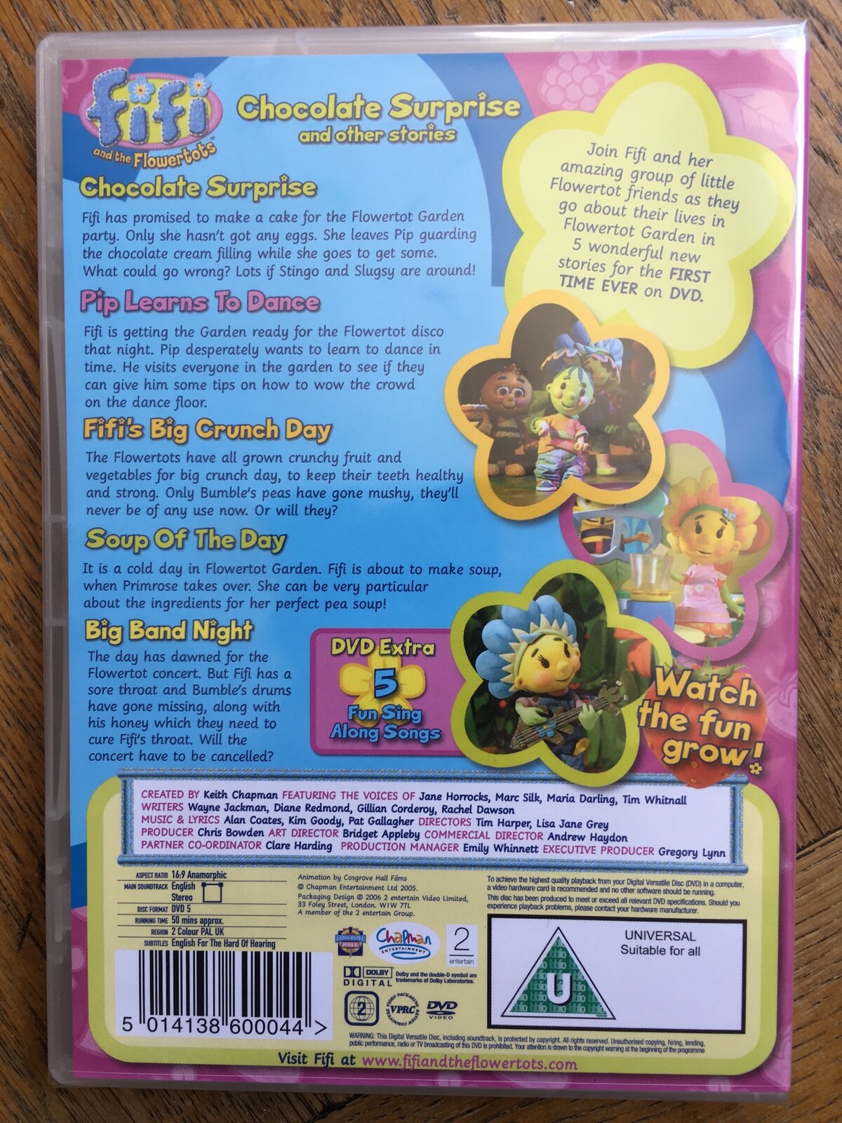 Fifi And The Flowertots - Fifi's Chocolate Surprise (DVD, 2006) for ...