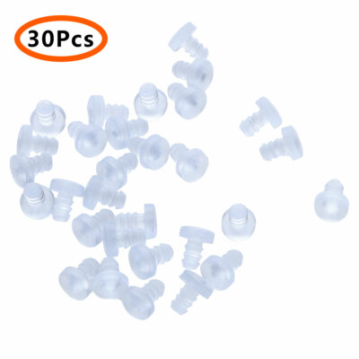 30Pcs Rubber Glass Table Top Spacers Anti Collision Embedded Stem ...