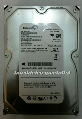 Seagate Barracuda 7200.10 ST3500630AS 500GB SATA Drive P/N:9BJ146-044 F ...