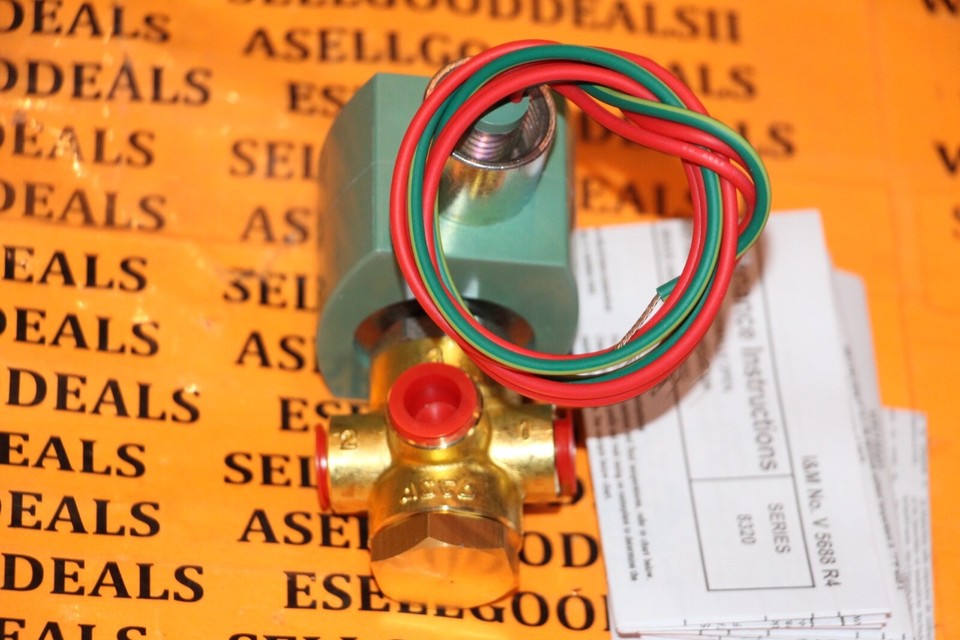 Asco 8320G174 Solenoid Valve 1/4" 24VDC New | eBay
