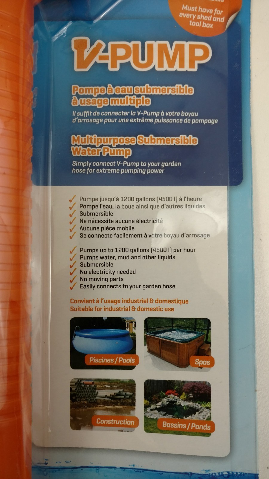 Sump Pump Discharge Hose Kit 1-1/4” Hose – 1-1/2” And 1-1/4” Adaptors ...