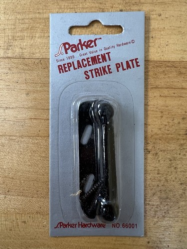 Lot of 69 NOS Screen & Storm Door Replacement Strike Plate Black -S ...