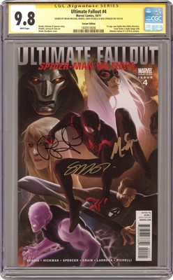 Ultimate Fallout #4B Djurdjevic 1:25 CGC 9.8 SS Bendis/Pichelli/Spencer ...