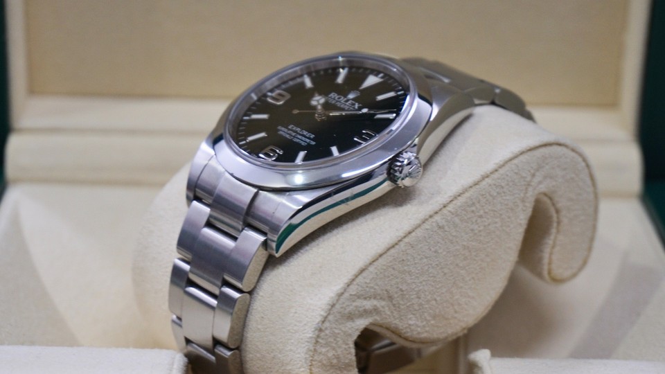 Rolex Explorer 39mm 214270 2014 Black Full Set | eBay UK