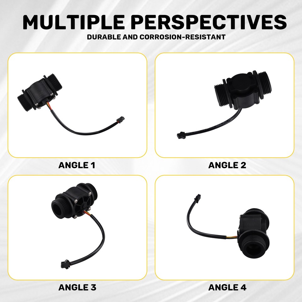 DN25 FS400A G1inch Water Sensor Hall Flowmeter Meter Counter 2-60L ...
