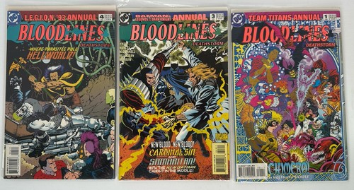 1993 DC Bloodline Deathstorm Annuals lot Of 3 Team Titans Batman L.E.G ...