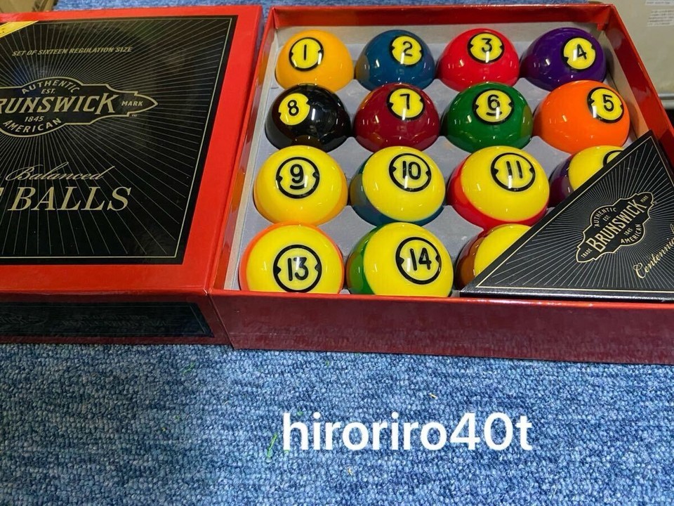 Brunswick Centennial Billiard Ball Pool Balls | eBay
