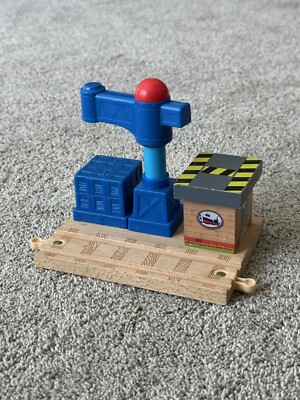 Cargo Drop Station - Thomas & Friends Wooden Railway Engine Tank Rare ...