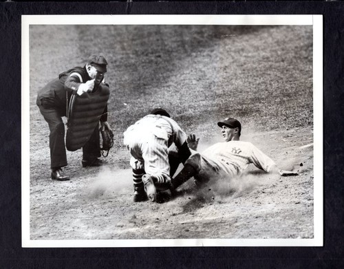 Frank Crosetti Frankie Pytlak Summers 1937 Press Photo Indians New York ...