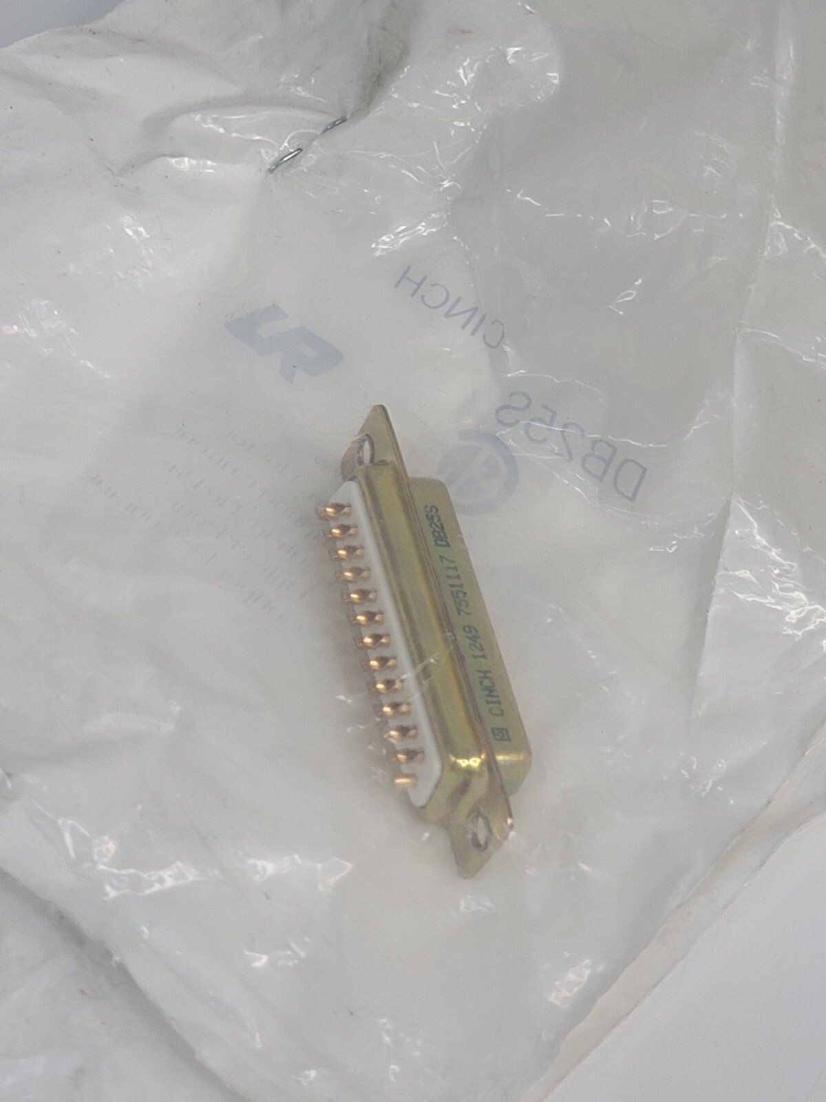 2 TRW CINCH Cable Female D-Sub Plug Assembly - DB25S Gold Pins Lot Of 6 ...