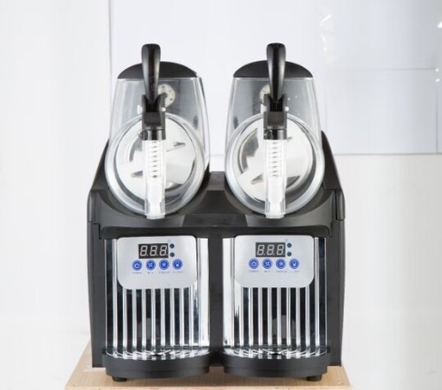 5L 2 Tank Frozen Drink Slush Slushy Making Machine Juice Smoothie Maker ...
