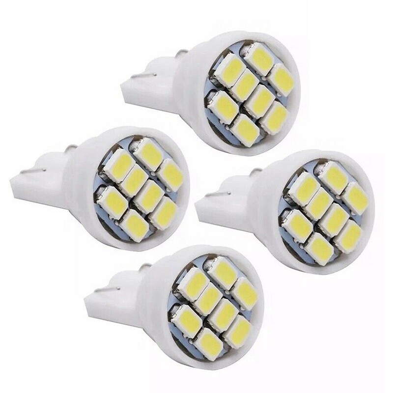 50 PCS T10 8SMD Bright White LED Interior Light Bulbs W5W 194 158 168 ...