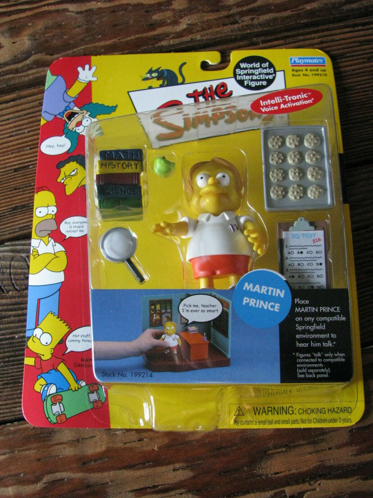 Playmates Toys Simpsons Martin Prince World Of Springfield Action ...