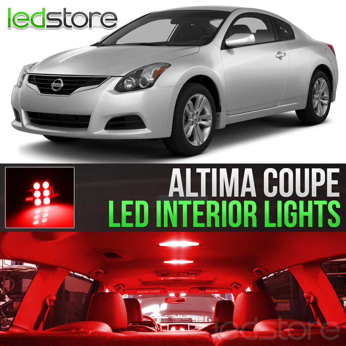 Nissan Altima Coupe Red Interior