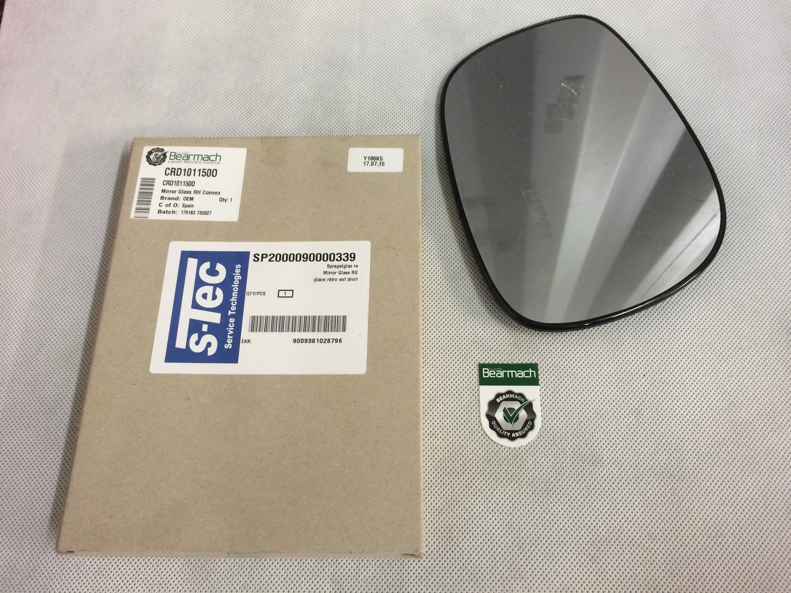 Land Rover Freelander 1 RH Convex Heated Door Wing Mirror Glass 01-03 ...
