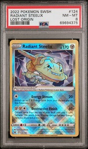 Radiant Steelix 2022 Sword & Shield: Lost Origin #124/196 Holo Price ...