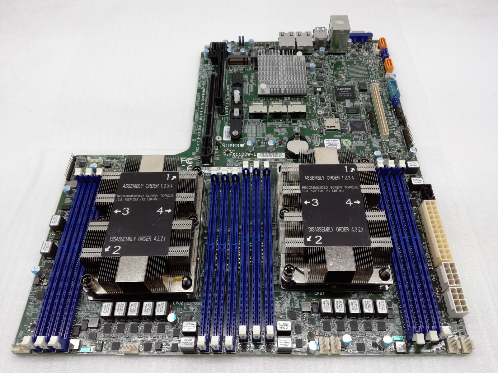 Supermicro X11DDW-L Dual Intel Xeon LGA3647 DDR4 Server Motherboard ...