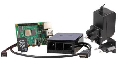 Lampone Pi 4 8GB Starter Kit, Nero - RPI4-MODB HDMISK-BLK8GB | eBay