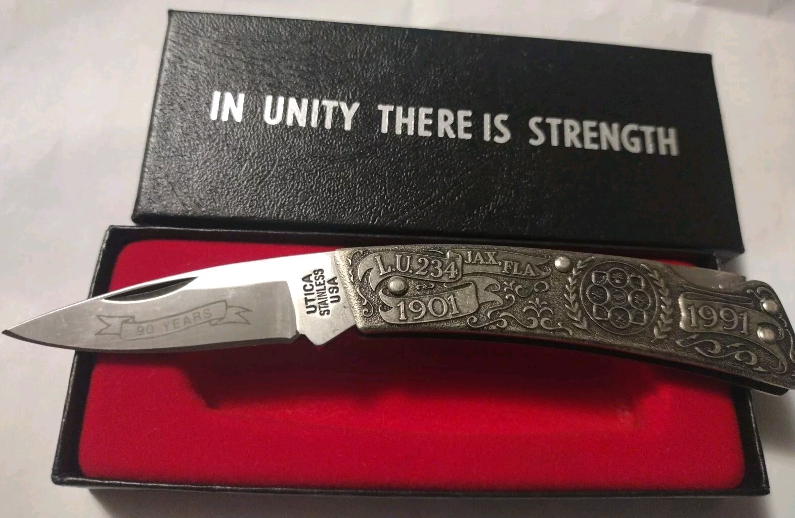 UA Union Knife Utica USA Jacksonville,FL Local 234 Plubers Union 90th ...
