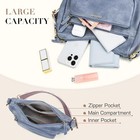 Missnine Crossbody Bags for Women Leather Purses Trendy Multi Pocket ...