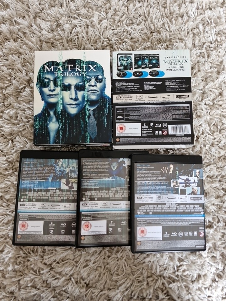 the matrix trilogy 4K UHD | eBay