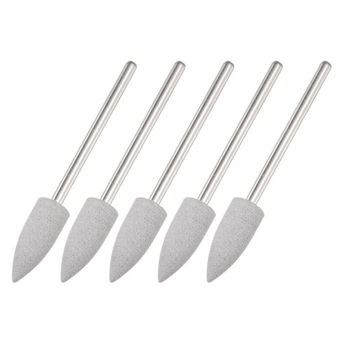 5pcs Silicone Rubber Grinding Buffing Wheels 150 Grit 6mm Pointed ...