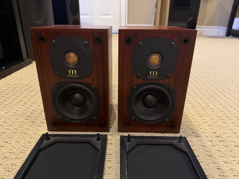 Monitor Audio MA 100 Gold Vintage Bookshelf Speakers | eBay