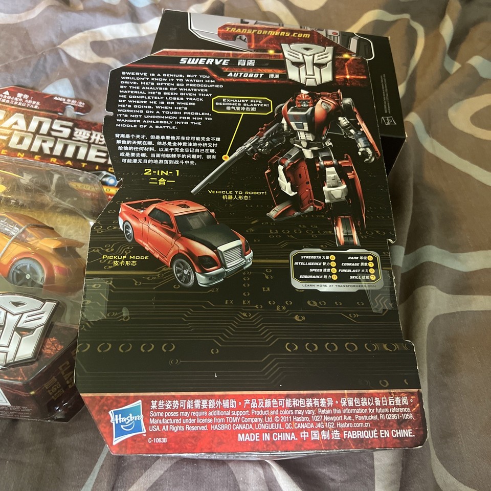 Transformers Swerve Asia Exclusive Generations Deluxe Class New Hasbro ...