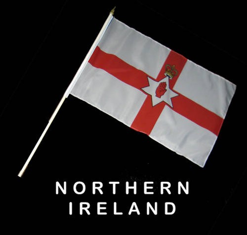 NORTHERN IRELAND Hand Waver Flag - 30x45cm | eBay Australia