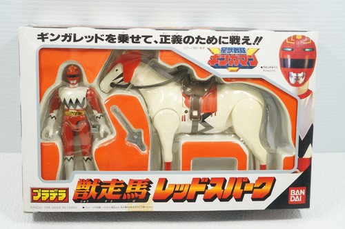 Power Rangers Lost Galaxy Gingaman Puradera Red Spark Fighter Horse ...