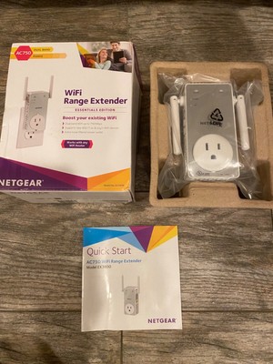 NETGEAR AC750 EX3800 Universal Pass Through Wi-Fi Range Extender | eBay