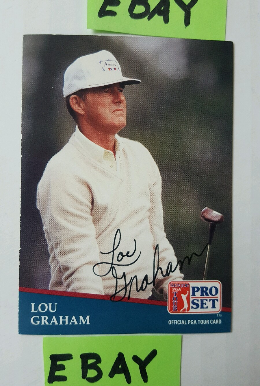 Autographed Lou Graham 1991 218 Golf Enthusiast PGA Tour Pro Set ...