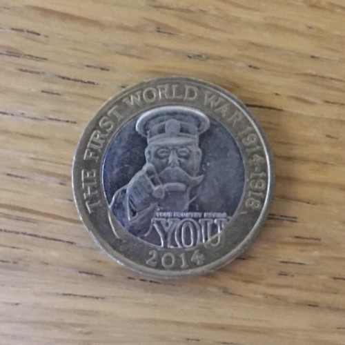 1914-1918 The First World War Lord Kitchener £2 Pound Coin Royal Mint ...