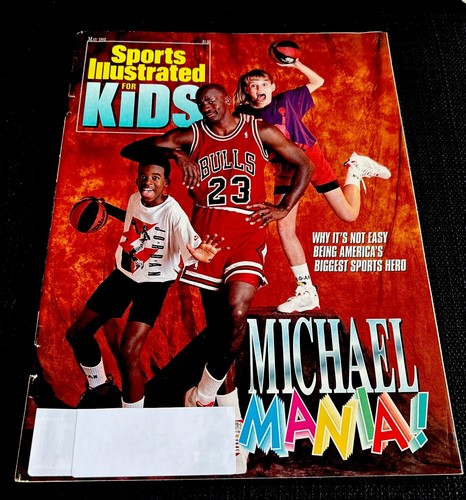 MICHAEL JORDAN RARE SPORTS ILLUSTRATED FOR KIDS SI MAG MANIA COVER 1992 ...
