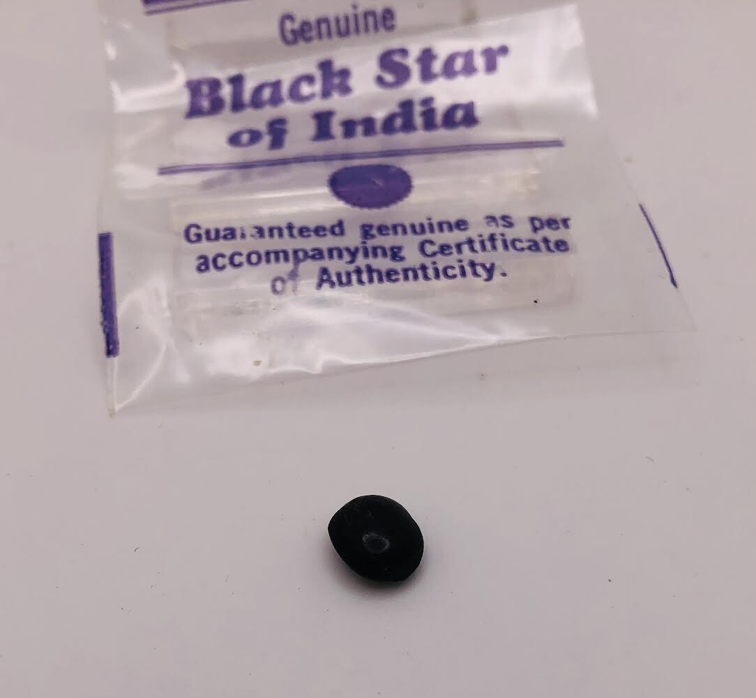 Vintage Black Star of India Loose Stone - 7mm | eBay