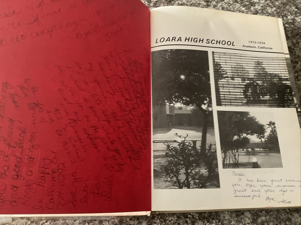 (1974) Stacey Swain ( Aka Stacy Q) Loara High School Yearbook | eBay