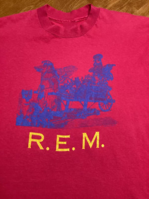 REM R.E.M. Band 1986 REM Pageantry Tour 1 Sided T Shirt Full Size S-5XL ...