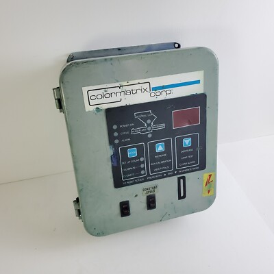 Colormatrix Corp Color Metering System Control Panel | eBay