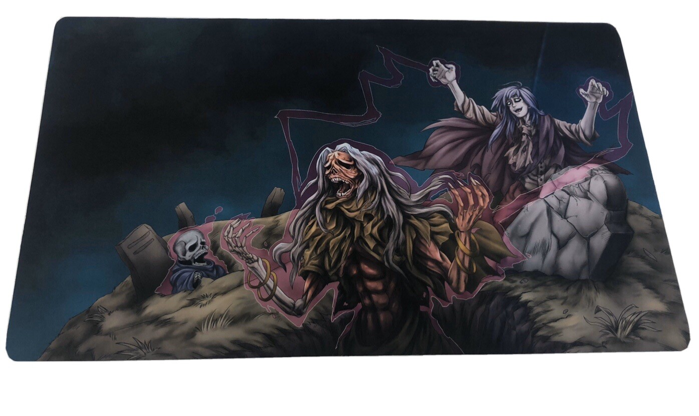Zombie Master Custom Yugioh Playmat Yu-Gi-Oh Play mat Mousepad | eBay