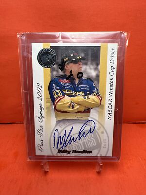 2002 Press Pass Signings Bobby Hamilton Autograph Mint Extremely Rare ...