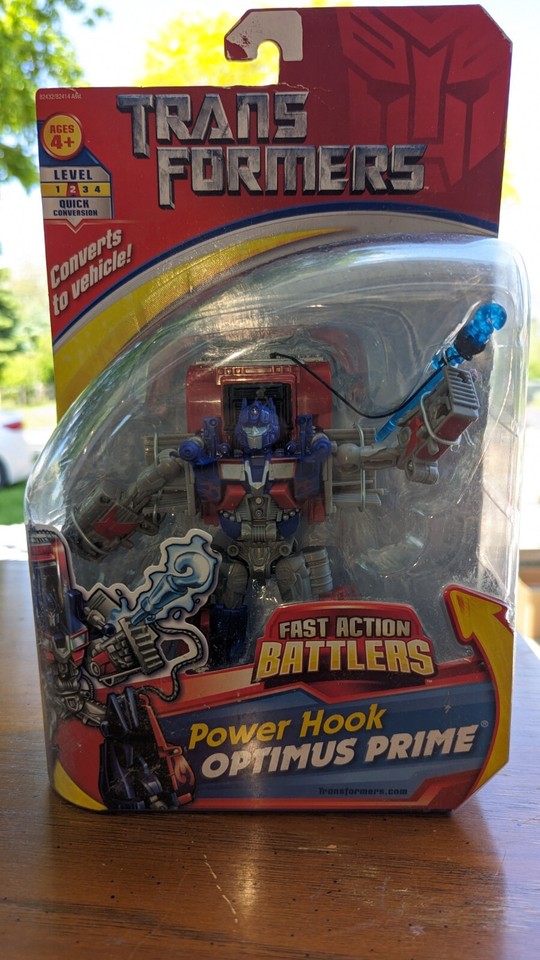 Transformers Optimus Prime Power Hook Fast Action Battlers Movie 2007 ...