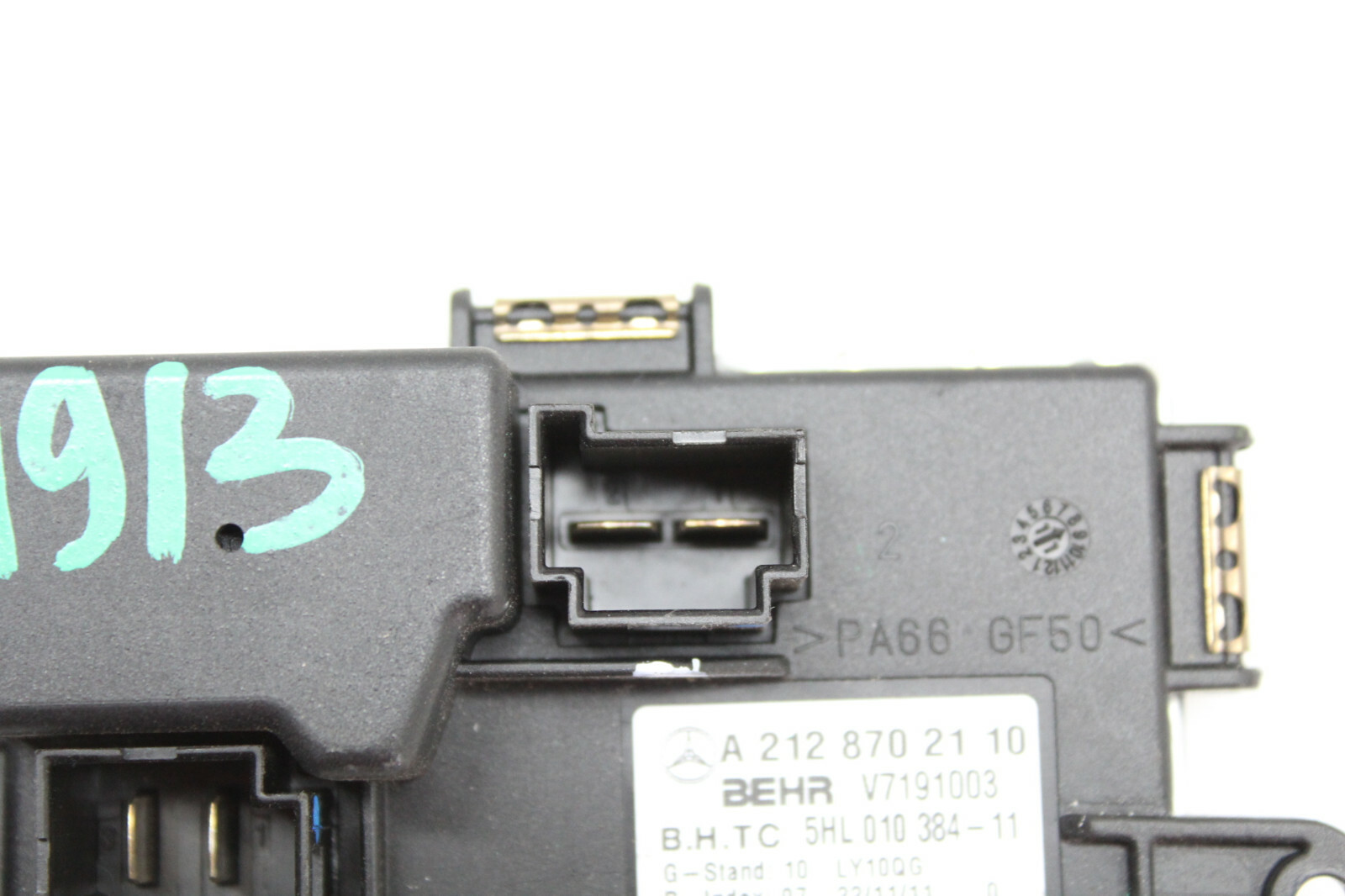 2012 MERCEDES C250 E350 GLK BLOWER RESISTOR MODULE A 212 870 21 10 OEM ...