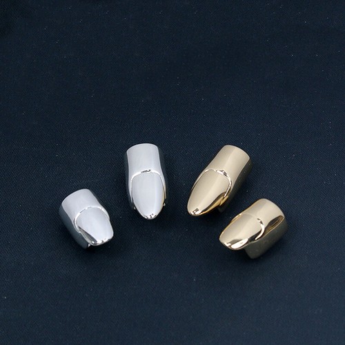 Metal Nail Cover Ring Hip Hop Cosplay Pharaoh Unisex Punk Gold Silver ...